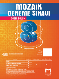 8. SINIF KRALLAR KARMASI MOZAİK YAYINLARI DENEME